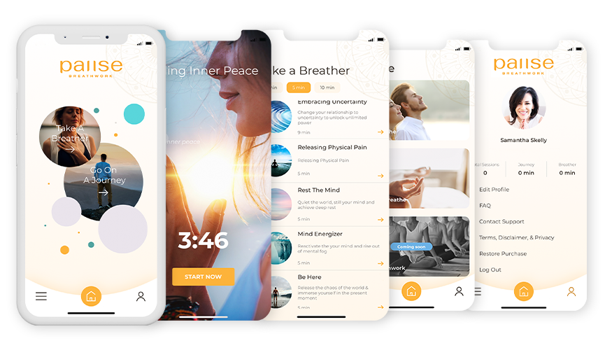 Mobile App for daily Breathwork - Pause Breathwork